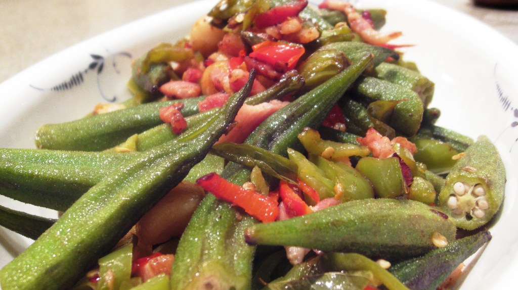 Spicy Macadamia Nut Okra – Nutty Kitchen