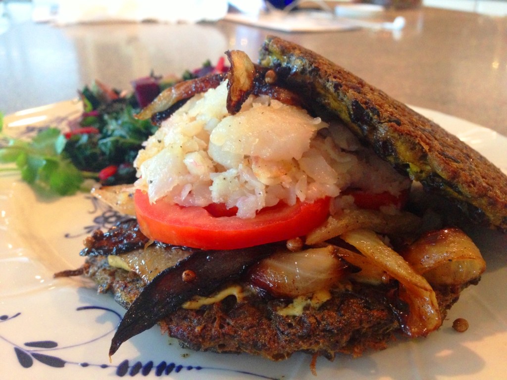 Wild Black Rice Burger Patties with Dover Sole – Nutty Kitchen